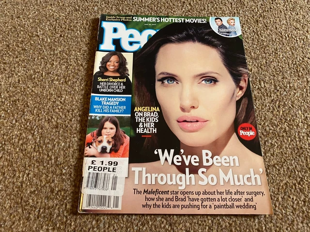 PEOPLE MAGAZINE 26/5/2014 Angelina Jolie Sherrie Sheppard Michael Sam £ ...