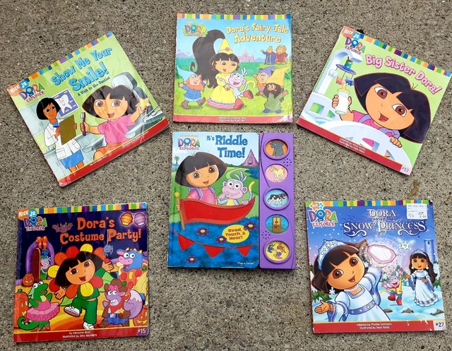 NICKELODEON NICK JR Dora The Explorer Riddle Time Play A Sound Book 9 ...