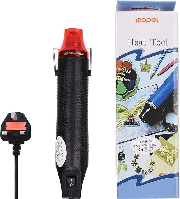 MINI HANDHELD HEAT Gun Electric 300W Portable Heat Gun DIY Craft ...