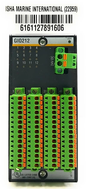BACHMANN GIO212 UNIVERSAL Input/Output I/O PLC Module 12-Channel $326. ...