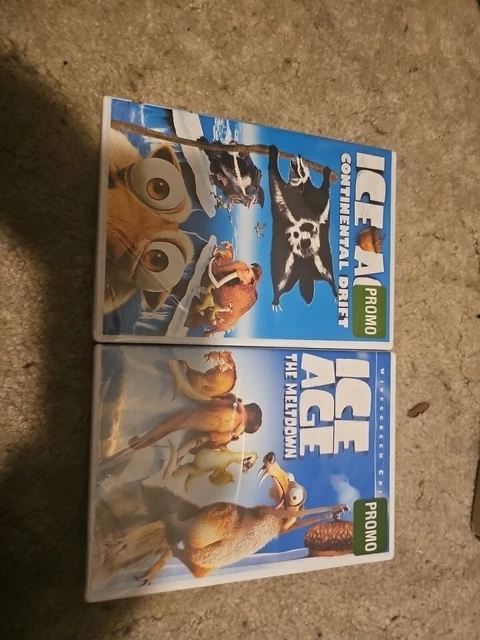 ICE AGE 2-MOVIE DVD Lot NEW & SEALED Ice Age Meltdown / Continental ...
