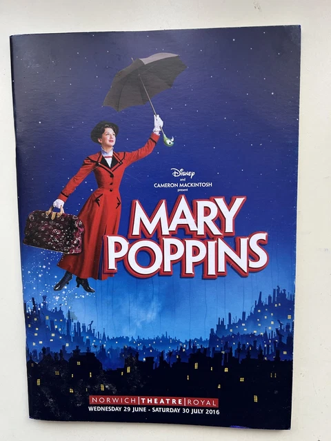 MARY POPPINS THE Musical tour theatre Programme £4.31 - PicClick UK