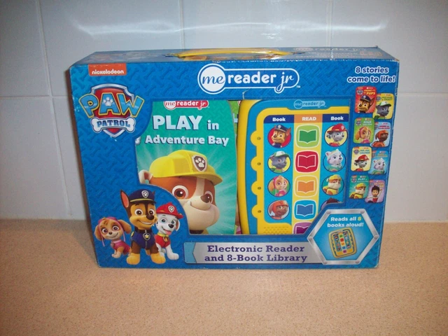 NICKELODEON PAW PATROL Chase,Skye,Marshall Electronic Me Reader Jr. 8 ...