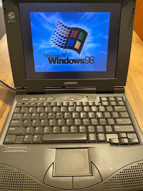 COMPAQ ARMADA 1520 Vintage Laptop Windows 98 £66.00 - PicClick UK
