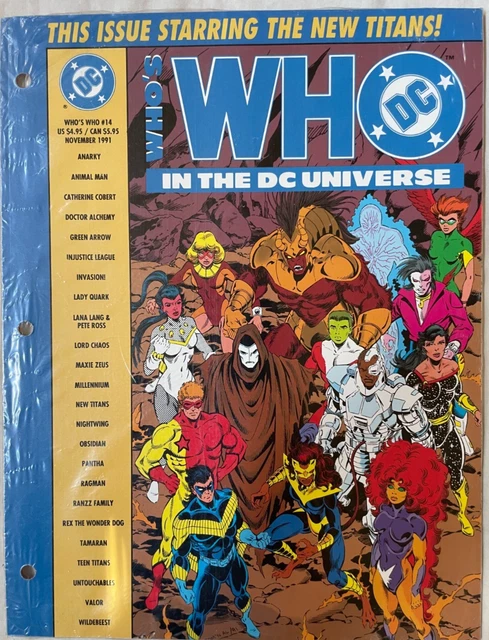WHO'S WHO IN The Dc Universe # 14- 1991 - Sealed New - Teen Titans £10. ...