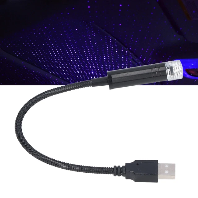 AMBIENT LIGHT PROJECTOR USB Portable Star Night Light Mini Free Bending ...