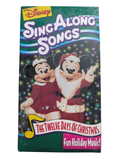 DISNEY SING ALONG Songs-The Twelve Days of Christmas Fun Holiday Mus ...