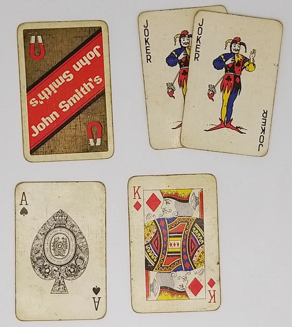 VINTAGE PLAYING CARDS, John Smith's Brewery, Amalgamated Pcc, 52+2J, No ...