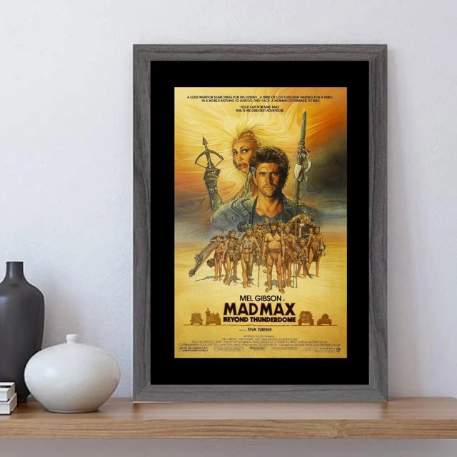 MAD MAX 3 Beyond Thunderdome Movie Poster Repro A4 Size Mounted £6.50 ...