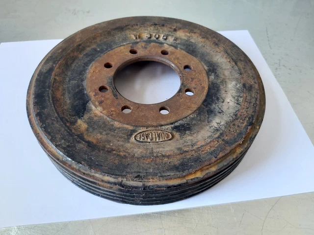 PRE WAR VINTAGE Triumph Front Finned Brake Drum Tiger 100 5T Speedtwin ...