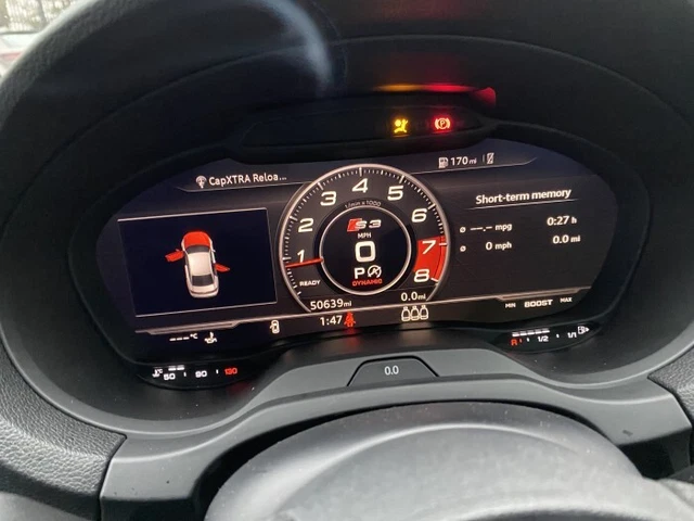 AUDI A3 S3 Virtual Cockpit Instrument Cluster Clocks 50,639 Miles 2017 ...