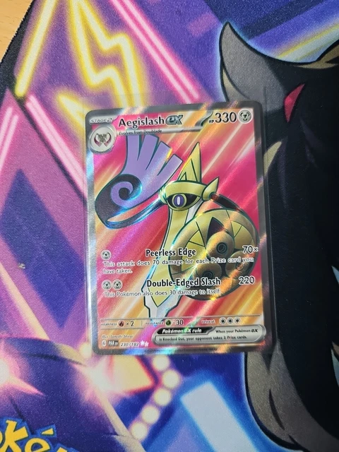 POKÉMON TCG AEGISLASH EX Paradox Rift 230/182 Holo Ultra Rare $7.00 ...