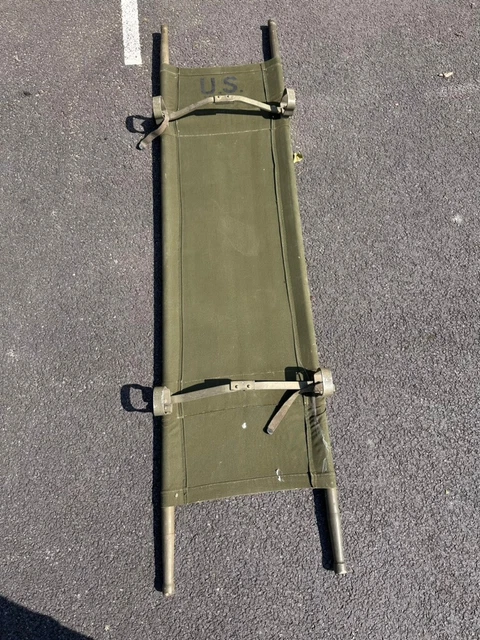 ORIGINAL US ARMY WW2 Vietnam Korea Strether Gurney - Collapsable ...