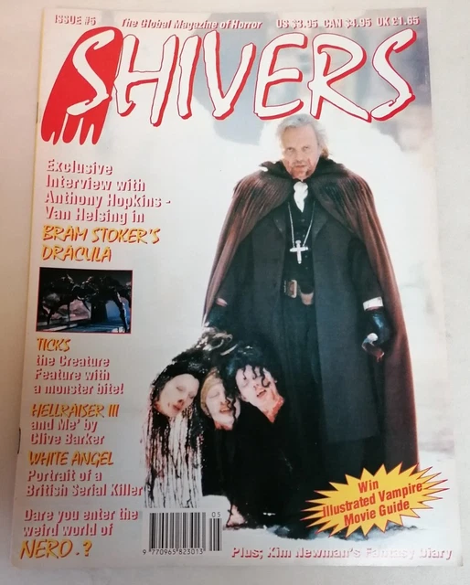 MAGAZINE - SHIVERS Horror Magazine #5 Dracula Ticks Hellraiser 3 Clive ...