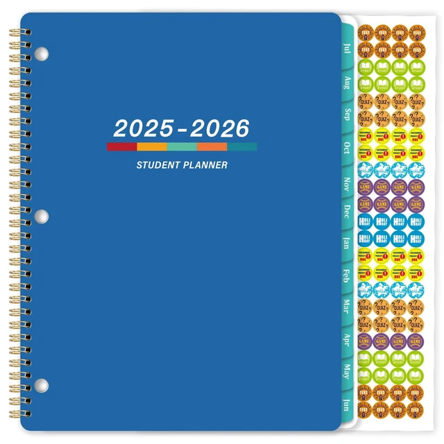 STUDENT PLANNER 2025-2026 - Academic Planner 2025-2026, July 2025 ...