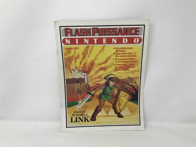 RARE FRENCH - NINTENDO POWER FLASH Puissance MAGAZINE Automne 1988 ...