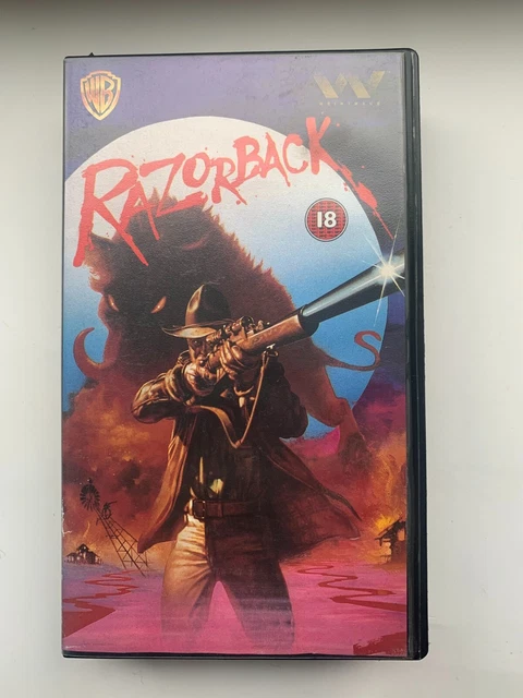 RAZORBACK {1984, VHS/PAL, Embossed Case} Rare Australian Horror ...