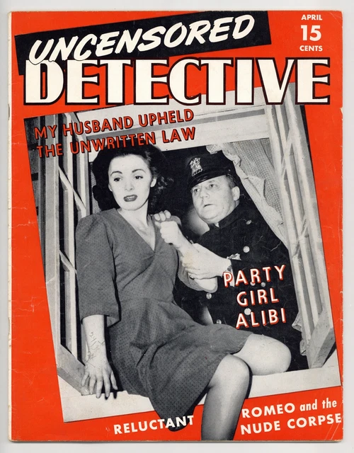 UNCENSORED DETECTIVE TRUE Crime Magazine Vol. 1 #1 GD/VG 3.0 1942 £66. ...