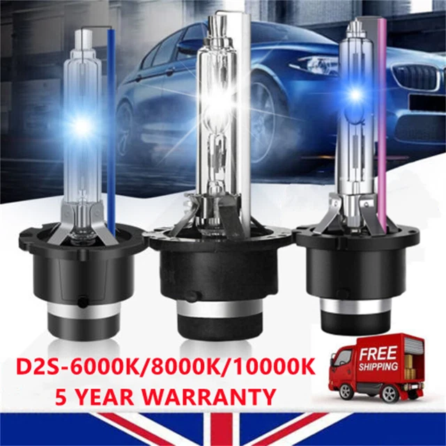 2X 35W 6000K-10000K D2S D2R D2C HID Xenon LED Headlight Bulbs Replacement UK £9.99 - PicClick UK