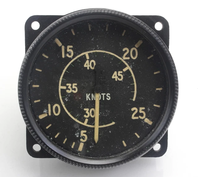 ASI AIRSPEED INDICATOR Mk.9L 6A/4721 450+ Knots Munro Gauge RAF Vintage ...