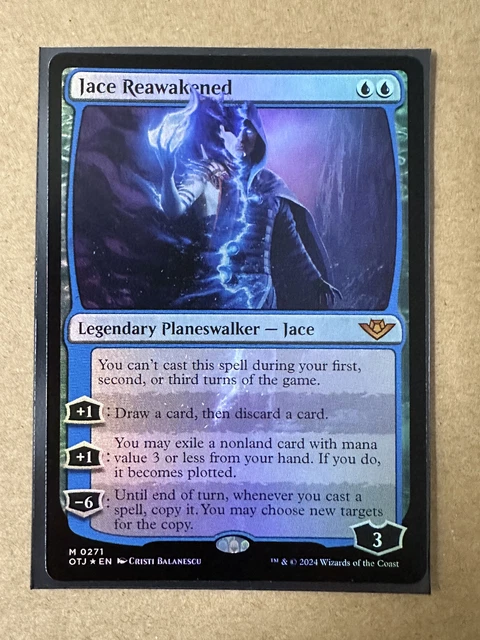 JACE REAWAKENED FOIL MYTHIC Outlaws of Thunder Junction OTJ MTG Magic NEUF EUR 23,35 - PicClick FR
