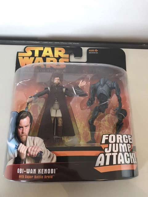 STAR WARS REVENGE Of The Sith Obi Wan Kenobi Force Jump Hasbro 2005 ...