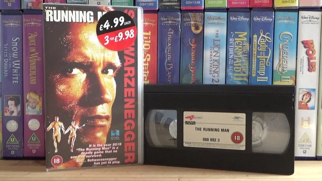THE RUNNING MAN (Rare UK VHS!) £0.99 - PicClick UK