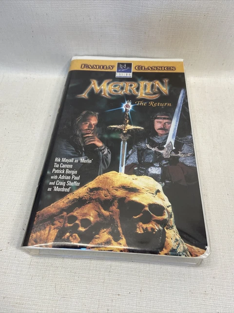 MERLIN THE RETURN Rare Family Fantasy VHS 2000 OOP HTF Clamshell Rik ...