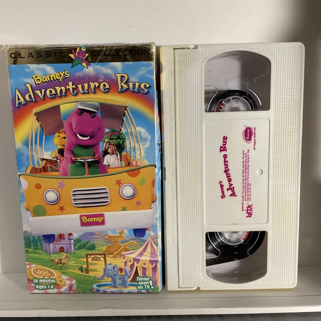 BARNEY - BARNEYS Adventure Bus (VHS, 1997) £7.01 - PicClick UK