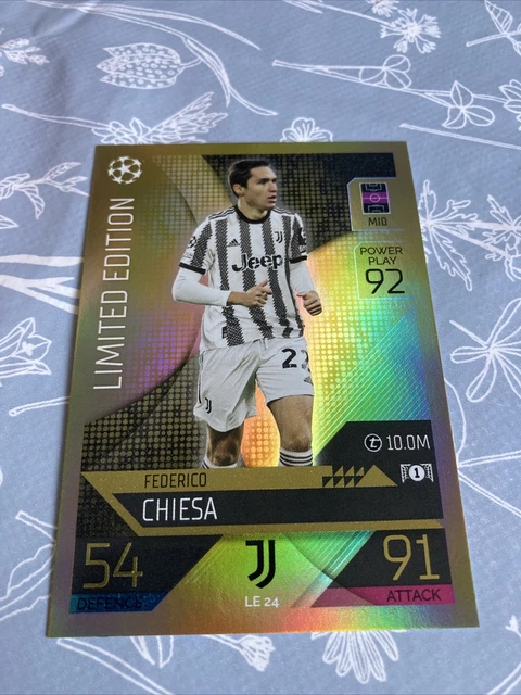 TOPPS MATCH ATTAX 2022/23 Federico Chiesa Limited Edition Card #LE24 £0 ...