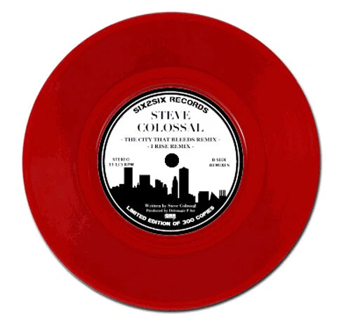 STEVE COLOSSAL - The City That Bleeds (7", Ltd, Red) £19.99 - PicClick UK