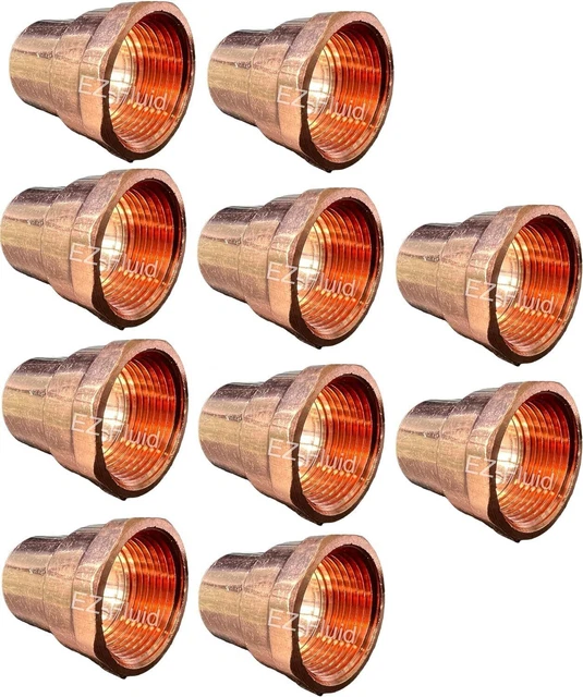 PLUMBING 3/4& C X FIP LF Copper Female Adapter Pressure Copper Fittings ...