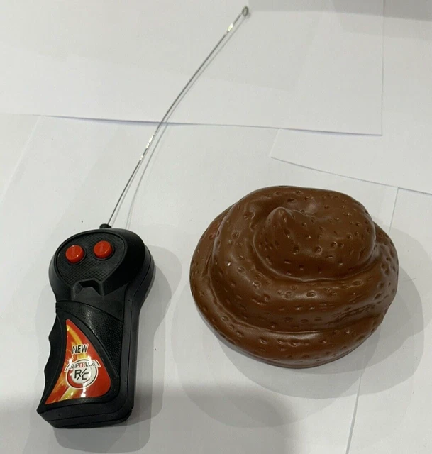RADIO CONTROLLED FAKE poo joke toy £4.00 - PicClick UK