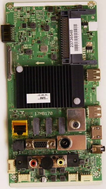 VESTEL MAINBOARD 17MB170 23736548 für TV Toshiba 55UA3A63DG EUR 49,00 ...