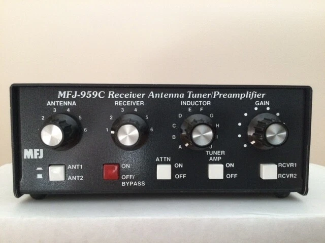 MFJ-959C - 1.8-30MHZ SWL Antenna Tuner, SWL With Preamp 1.6-30Mhz £150. ...