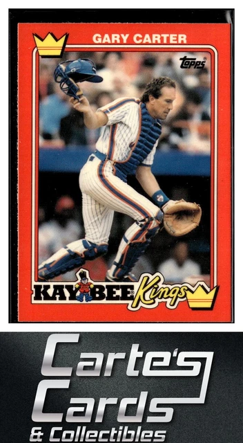 GARY CARTER 1990 Topps Kay-Bee Kings of Baseball #6 New York Mets Hall ...