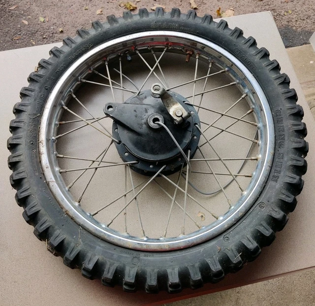ORIGINAL YAMAHA RT100 Dirtbike Front Wheel Assembly *AS IS* $210.65 ...
