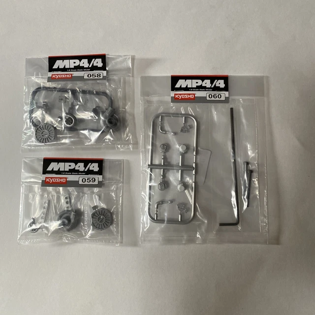 1/8 DEAGOSTINI BUILD Your Mclaren Mp4/4 Ayrton Senna #058-059-060 $160. ...