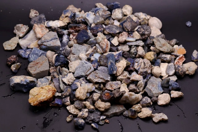 1500+ CTS LIGHTNING Ridge Nobbies/Fossil/Seam Opal Bits Colour Showing ...