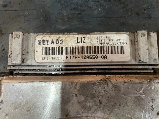 OEM 1991 FORD Ranger 3.0L Engine Control Module ECM F17F-12A650-GA $75. ...