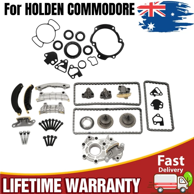 OIL PUMP TIMING Chain Gasket Kit For Holden Commodore VE VF 3.0L 3.6L ↑ ...