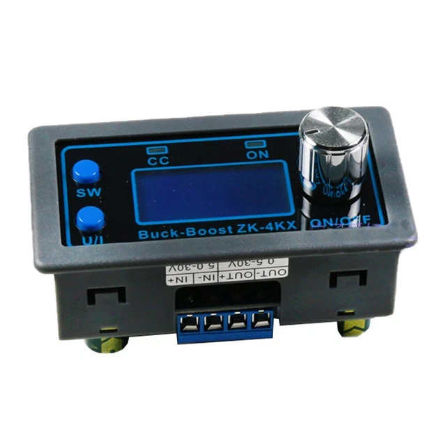 ZK-4KX DC DC Buck Boost Converter CC CV 0.5-30V 4A 5V 6V 12V 24V Power ...