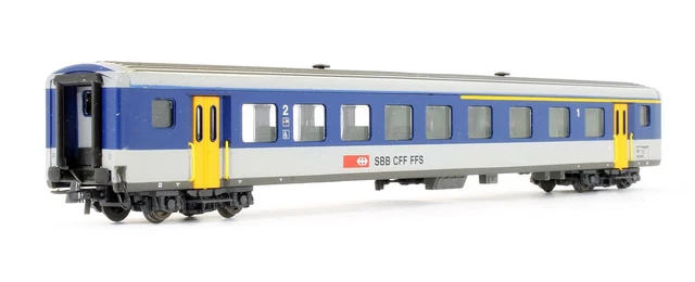 ROCO 'HO' 44338 Sbb Cff Ffs 1St / 2Nd Class Passenger Car Ab 50 85 39-33 536-6 £29.50 - PicClick UK