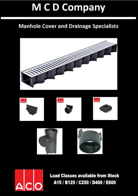 ACO HEXDRAIN DRAINAGE channels and fittings Galvanized steel Grates ...