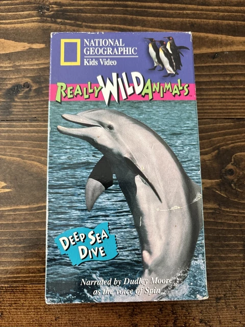 VINTAGE VHS DEEP Sea Dive Really Wild Animals National Geographic Kids ...