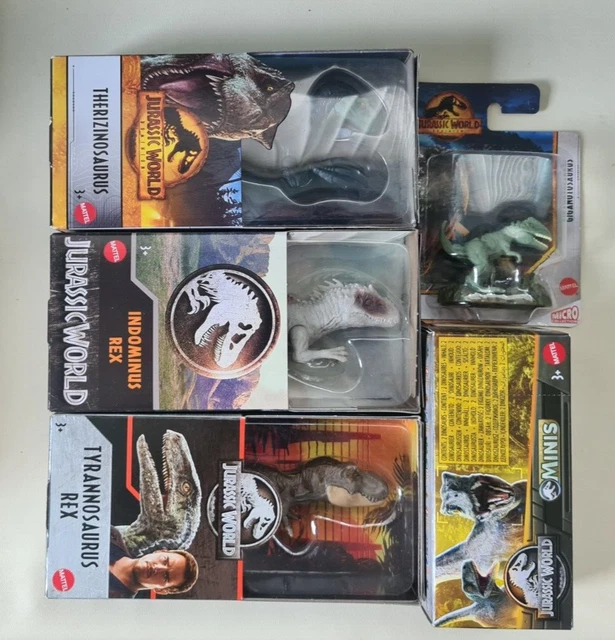 MATTEL JURASSIC WORLD Indominus Rex Dinosaur Mini Action Figure ...