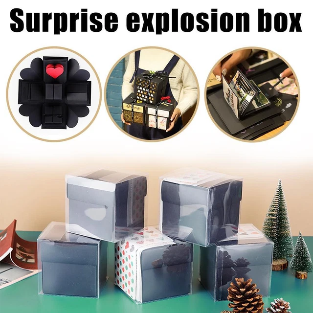 EXPLOSION BOX DIY Scrapbook Photo Album Surprise Anniversary Creative ...