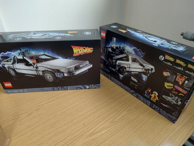 LEGO ICONS: BACK to the Future Time Machine (10300) Still in Lego outer ...