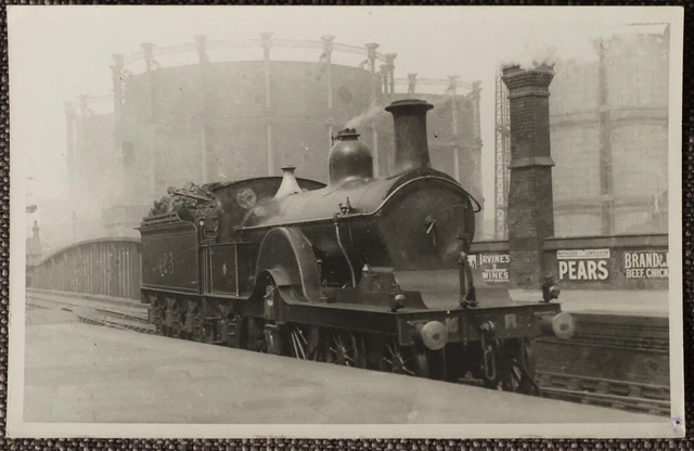MIDLAND RAILWAY, ST. Pancras Station Circa 1907, S.w.johnson 4-2-2 ...
