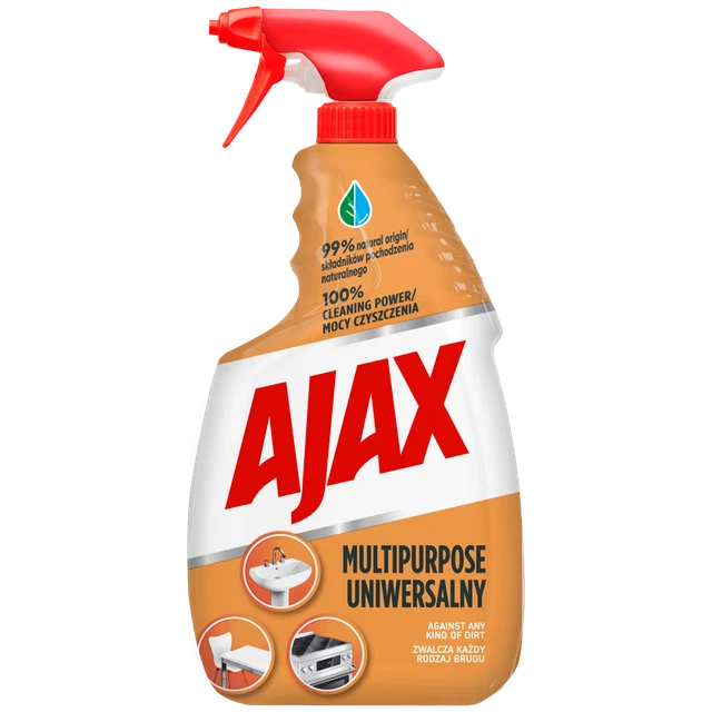AJAX ALLZWECKREINIGER MIT pflanzlicher Formel Spray 750 ml EUR 5,50 ...